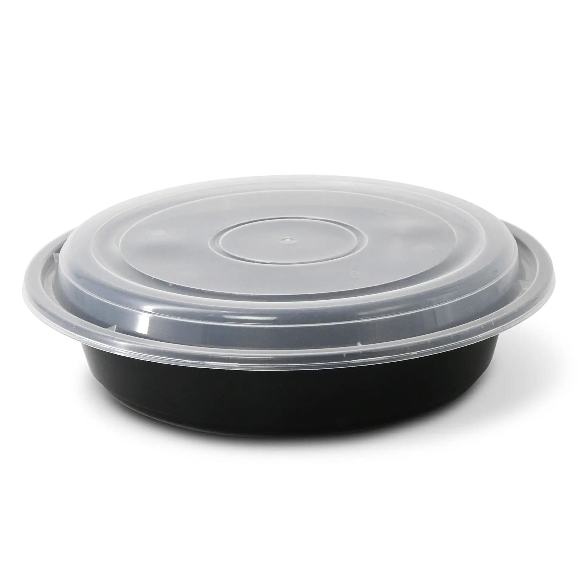 Reusable PP Plate (1000 ml, black) | Green Box